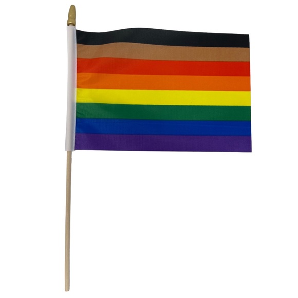 Party Supplies | People Of Color Gay Pride Mini Stick Flag Lgbt Lgbtq ...